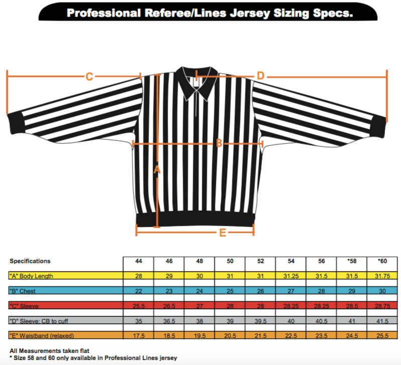 FORCE PRO Officiating Jersey - Referee - Sewn-in Armbands – Officials ...